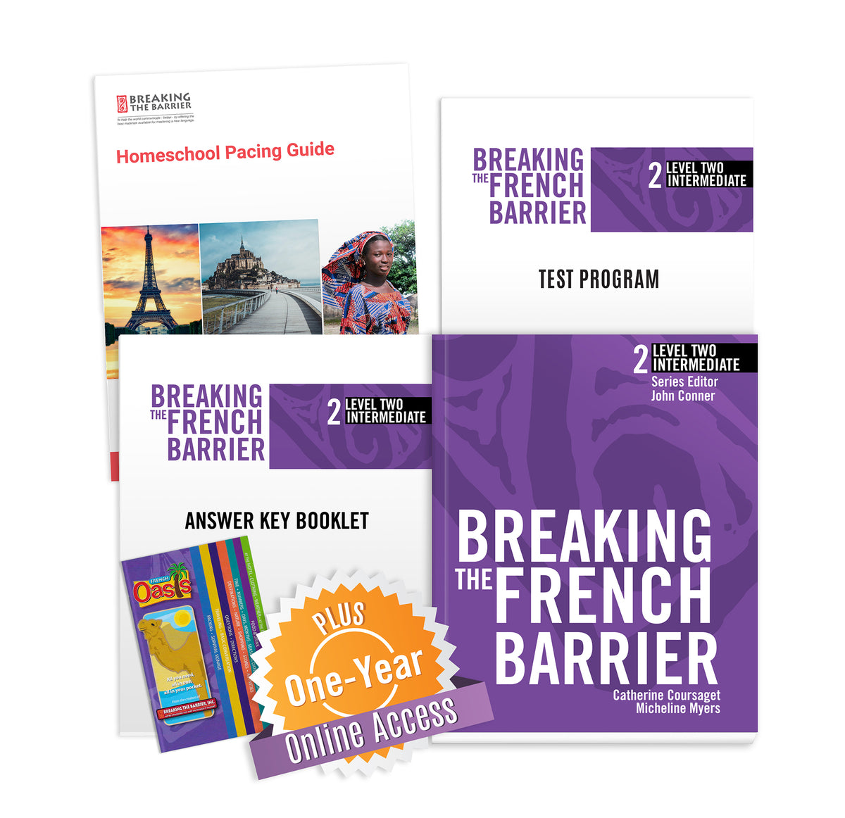 French Level 2 Homeschool Package + Online Access — Breaking The Barrier